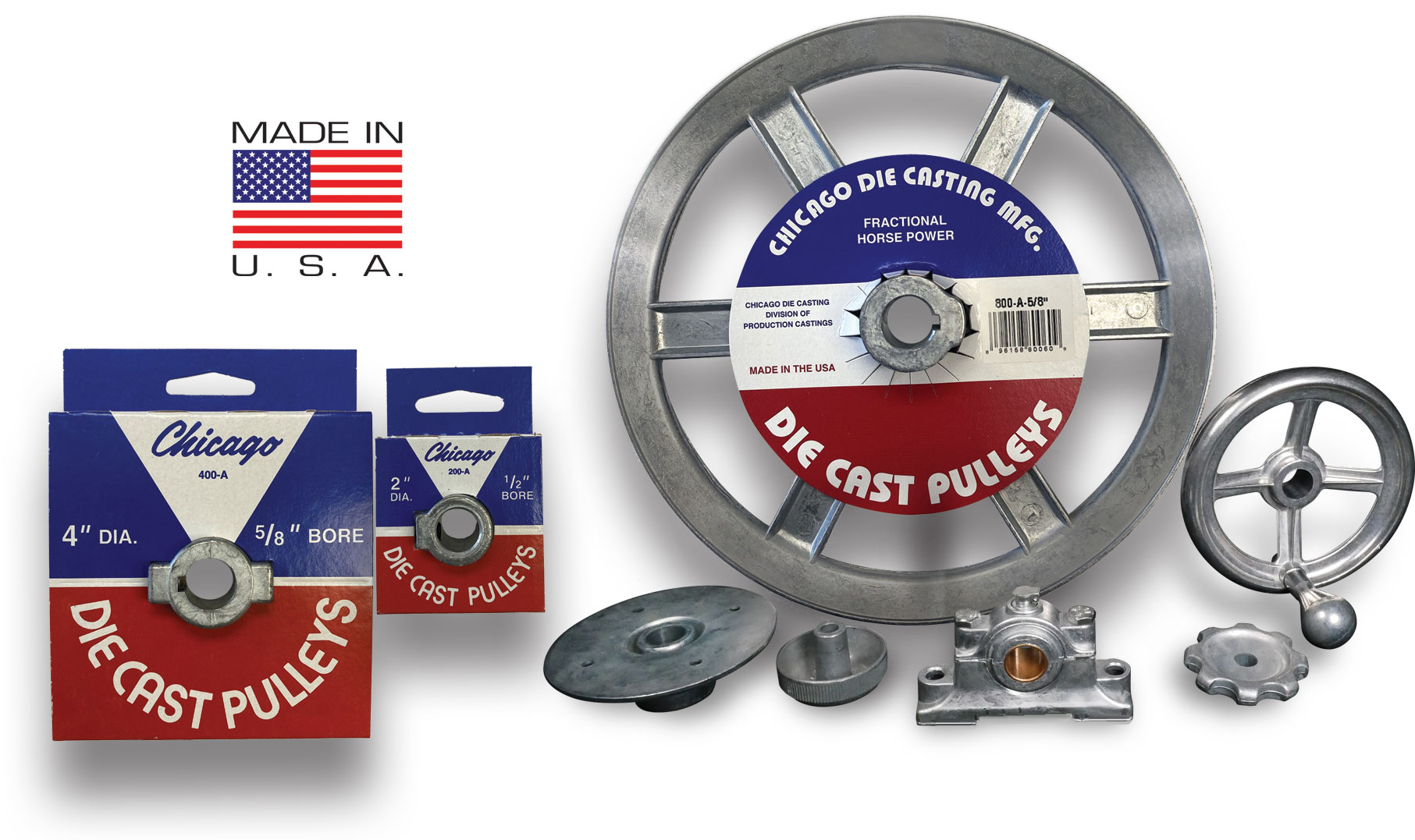 Zinc die cast pulleys for your power transmission needs: Single V ...